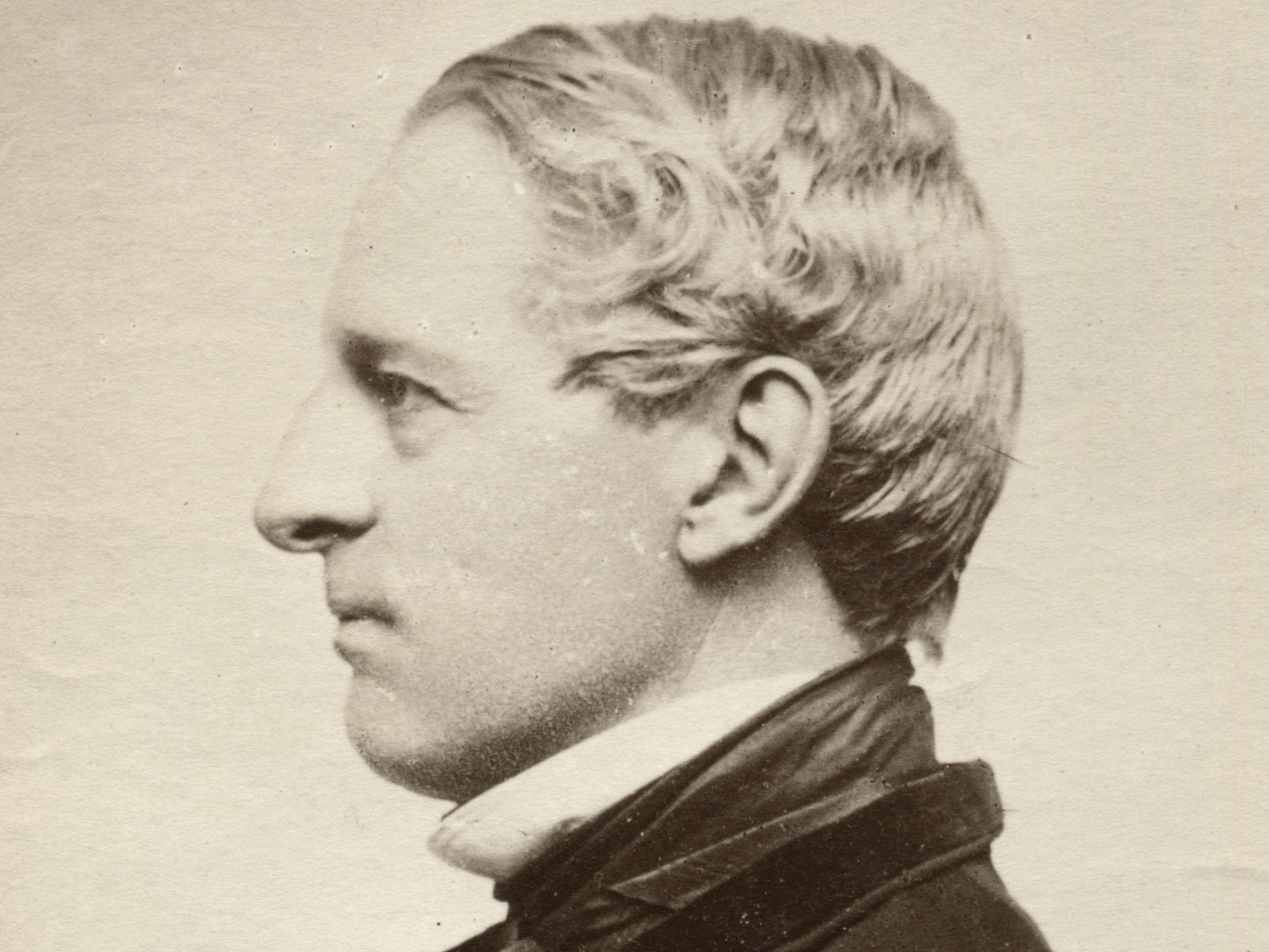 Rare profile portrait of Confederate general Samuel Cooper