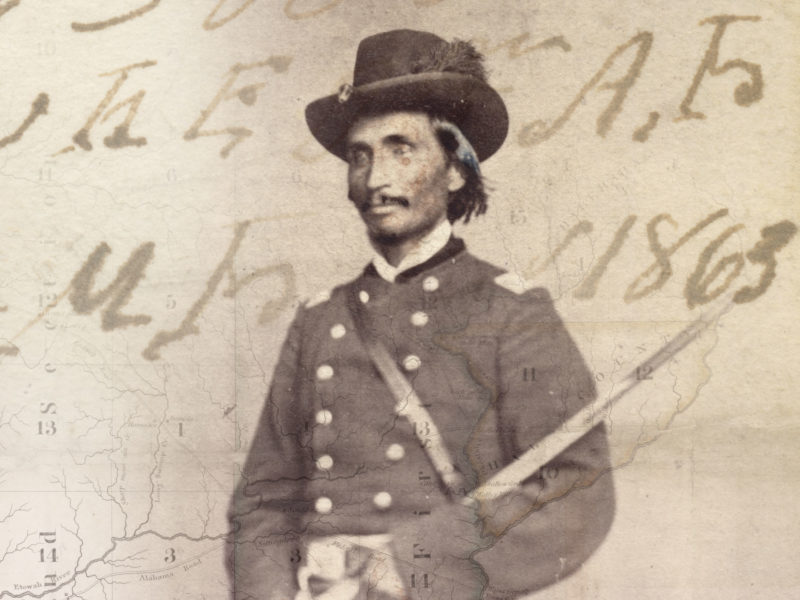 Cherokee Lewis Downing, a Union and Confederate soldier