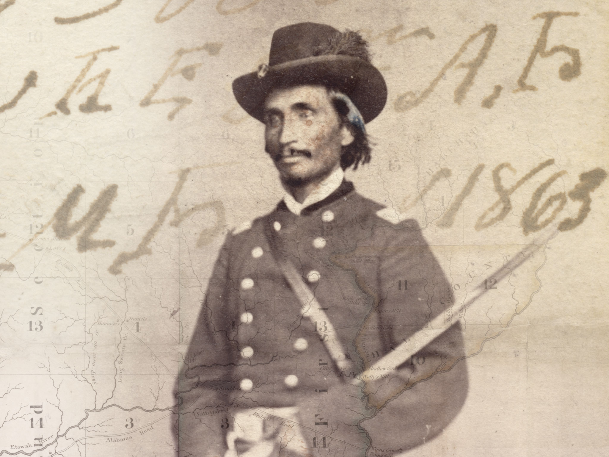 Cherokee Lewis Downing, a Union and Confederate soldier