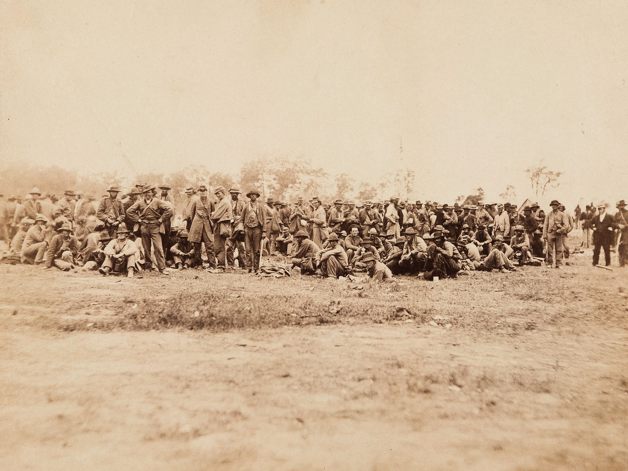 Is Jane Perkins pictured in a photo of Confederate POWs?