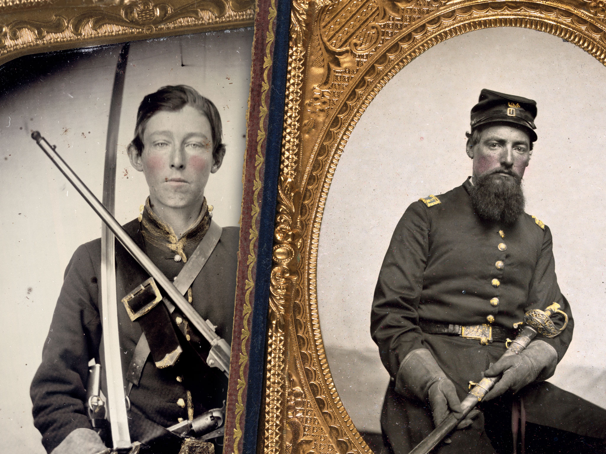 Categorizing Civil War portraits by masculinity.
