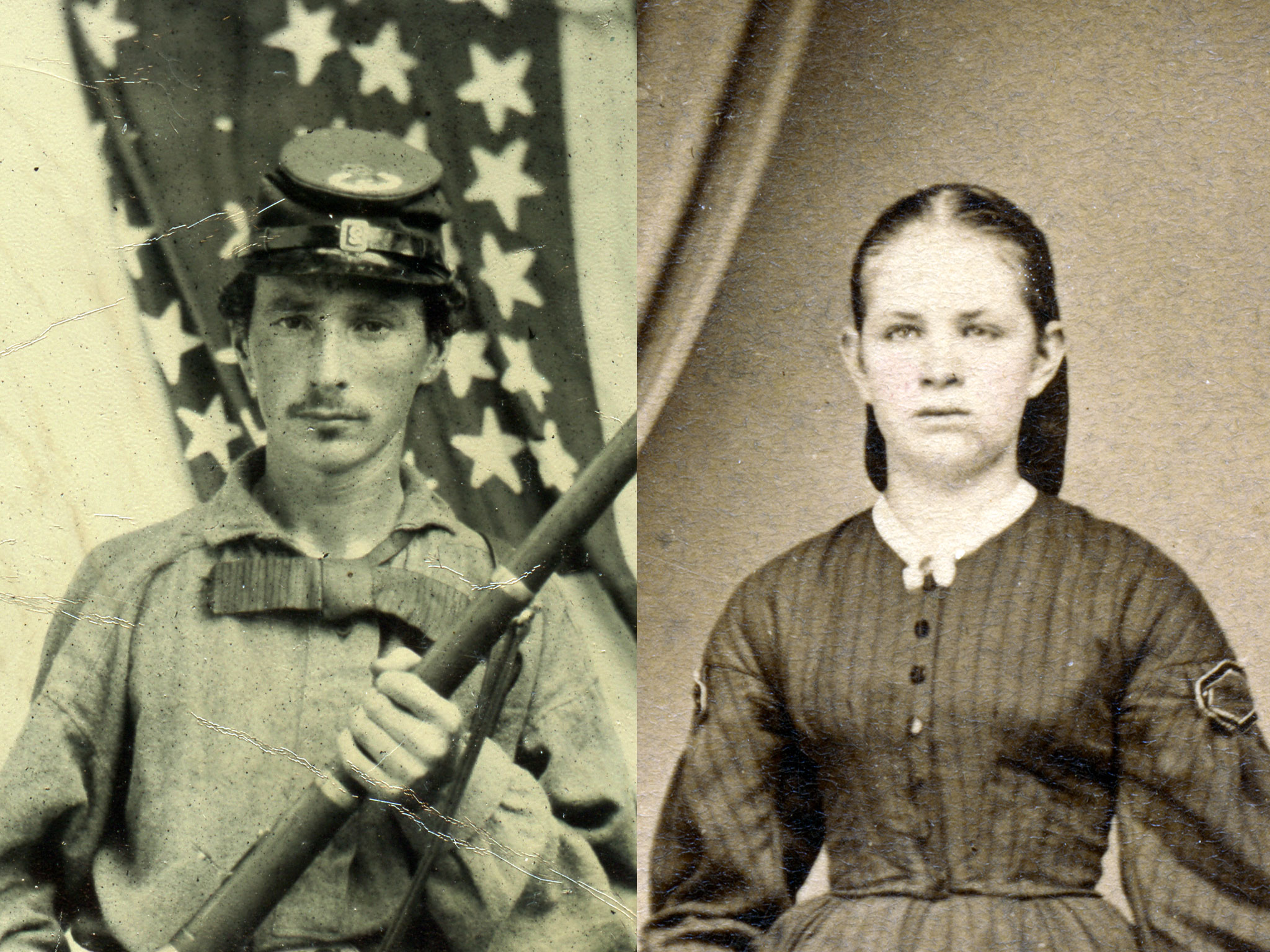 Carrie Deppen and George W. Ladd found and lost love