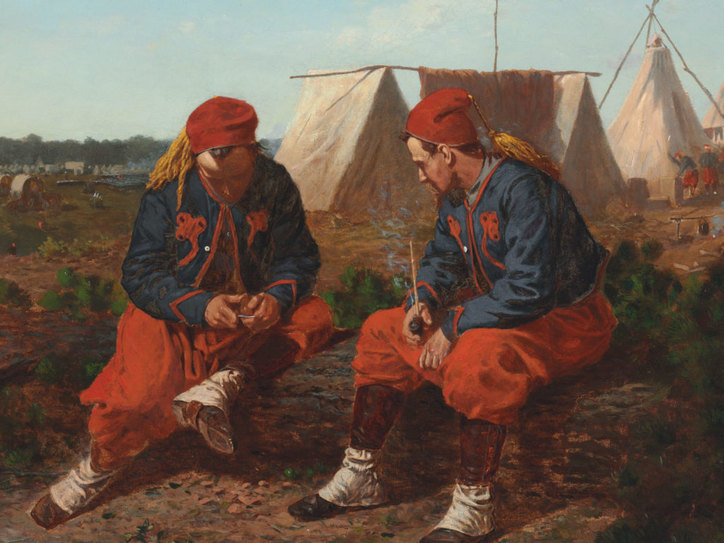 Cultural phenomenon of the American Civil War Zouaves