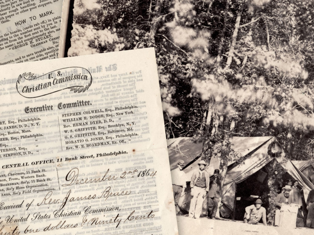 The U.S. Christian Commission at Camp Letterman, Gettysburg