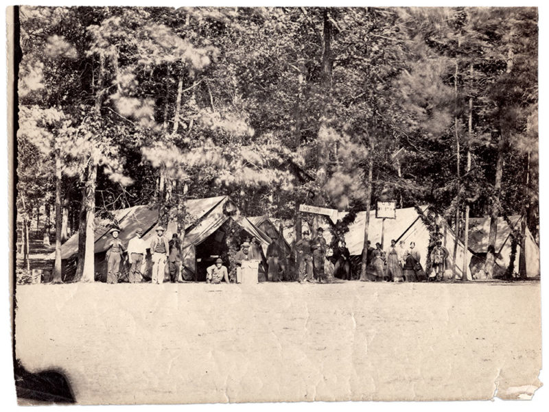 The U.S. Christian Commission at Camp Letterman, Gettysburg