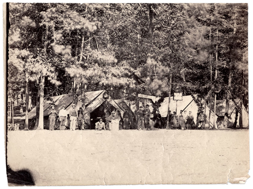 The U.S. Christian Commission at Camp Letterman, Gettysburg