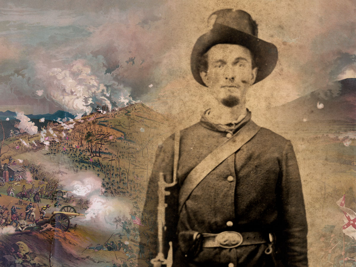 Civil War soldier Sylvester Leaming, 40th Indiana Infantry