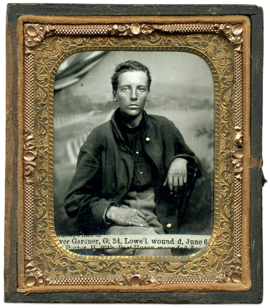 Civil War veteran Oliver Gardner is buried in Arlington