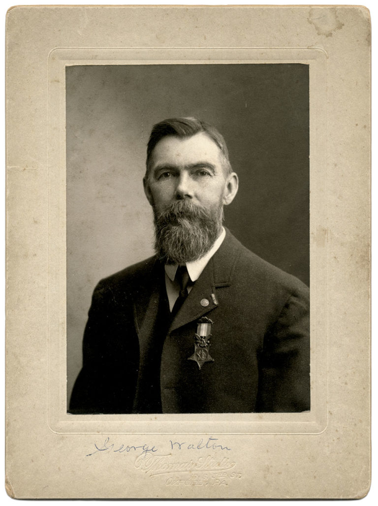 George Walton, 97th Pennsylvania Infantry, Medal of Honor