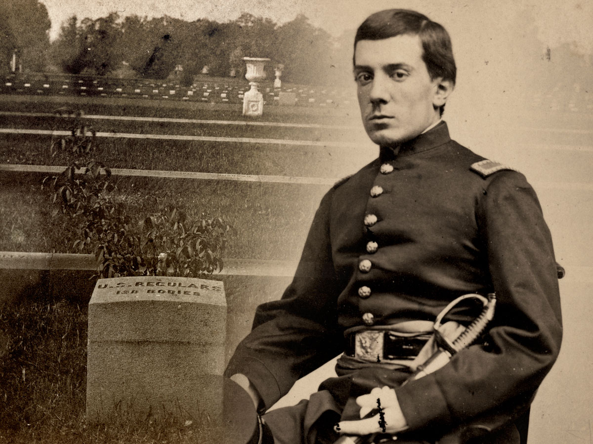 U.S. Regulars at the 1863 Civil War Battle of Gettysburg.