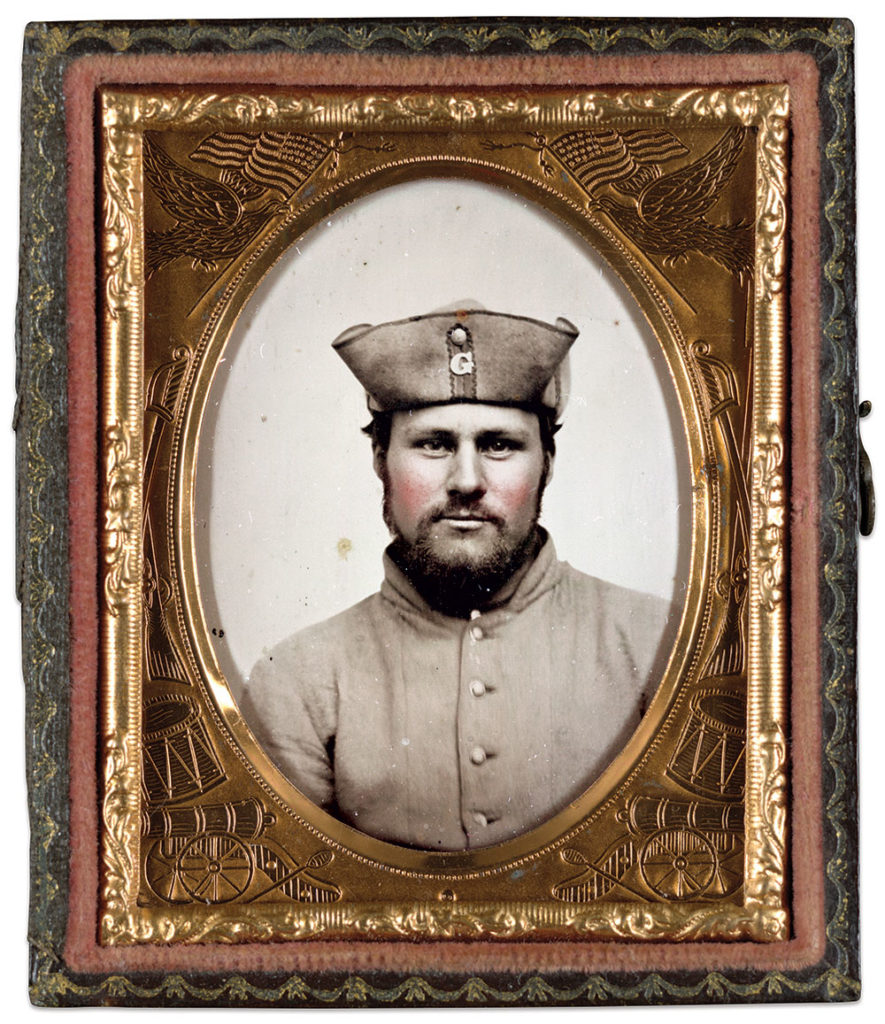 Edmands unique Civil War hat did not catch on with troops.