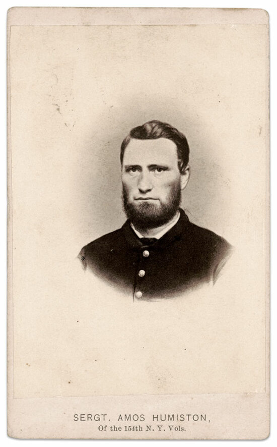 Amos Humiston of the 154th New York Infantry at Gettysburg