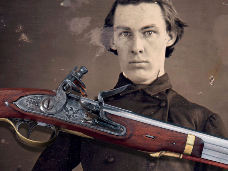 Profile of the Model 1805 Harpers Ferry flintlock pistol