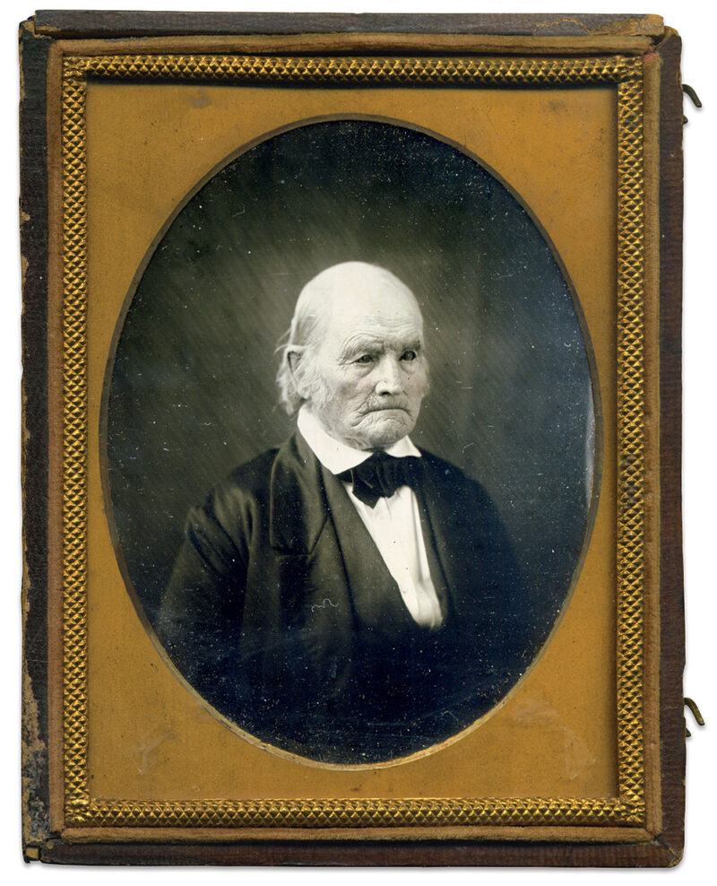 Lincoln meets Revolutionary War veteran Joshua Dewey in 1861