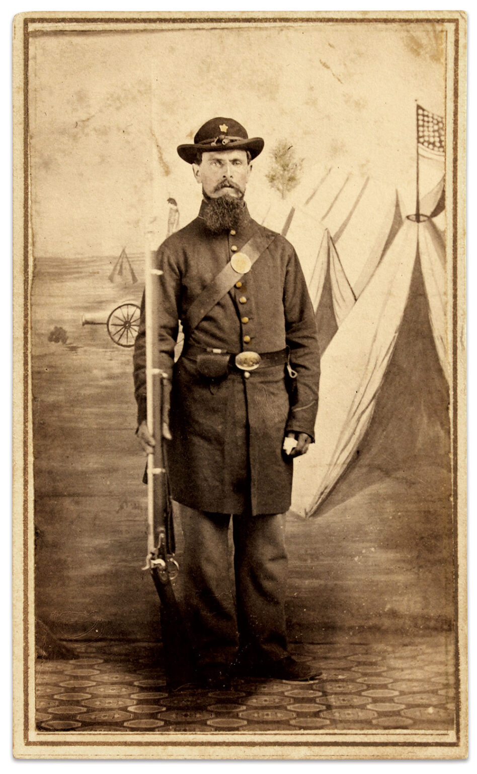 Civil War Backdrops and Julia Emma Jones’s Soldier Portrait